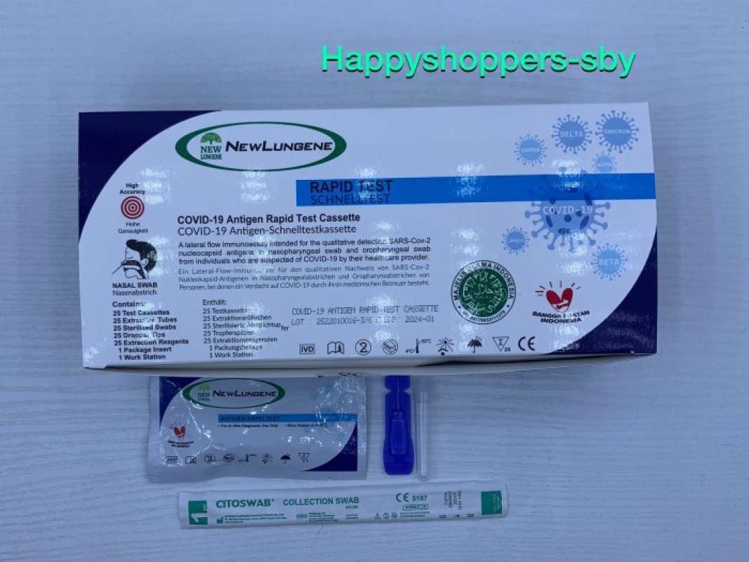 Promo New Lungene Antigen Swab Kit Diskon 17% Di Seller Mahanani Store ...