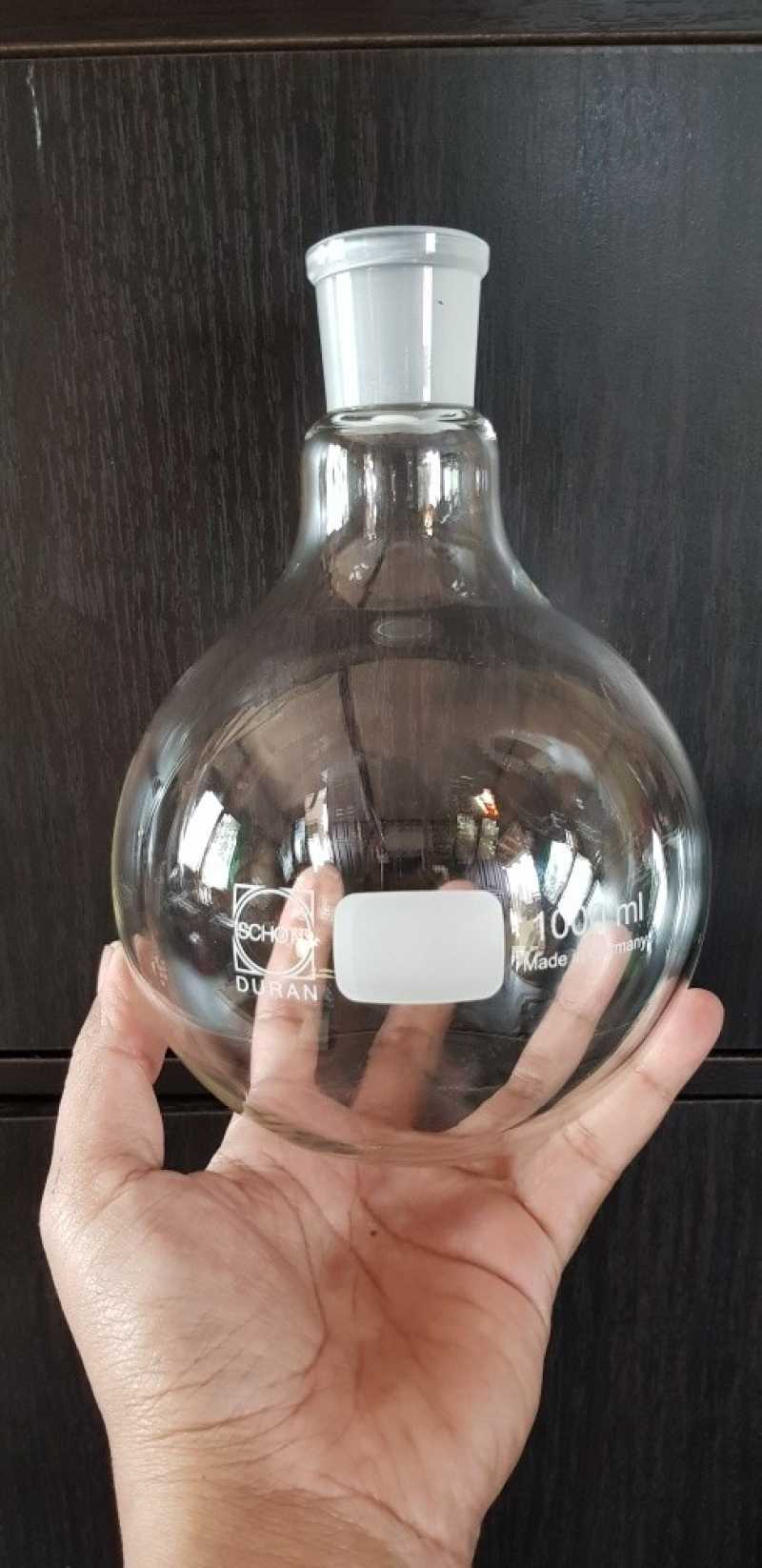 Promo Boiling Flask 1000ml Duran Ts Joint 29/32,labu Didih 1 Liter ...