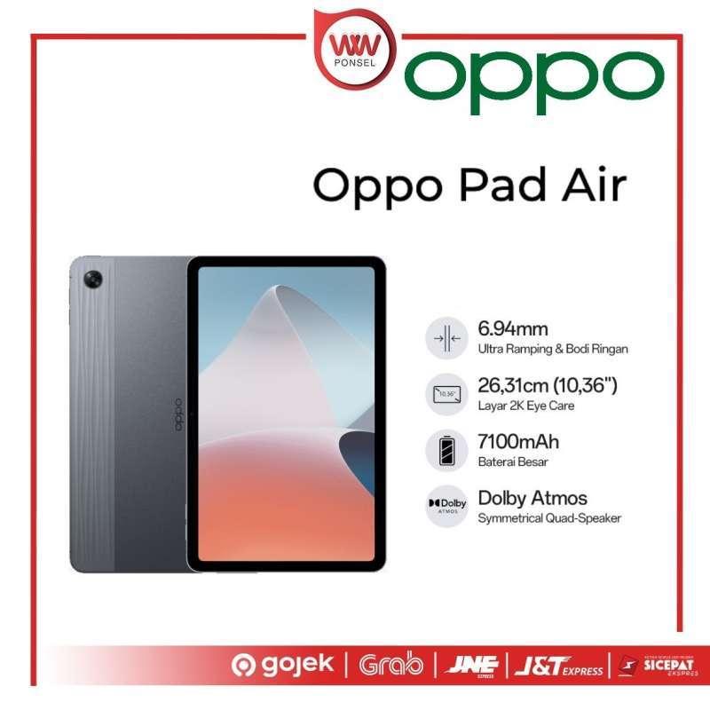 Promo Tablet OPPO Pad Air RAM 4gb Internal 64gb Garansi Resmi Diskon 5% ...