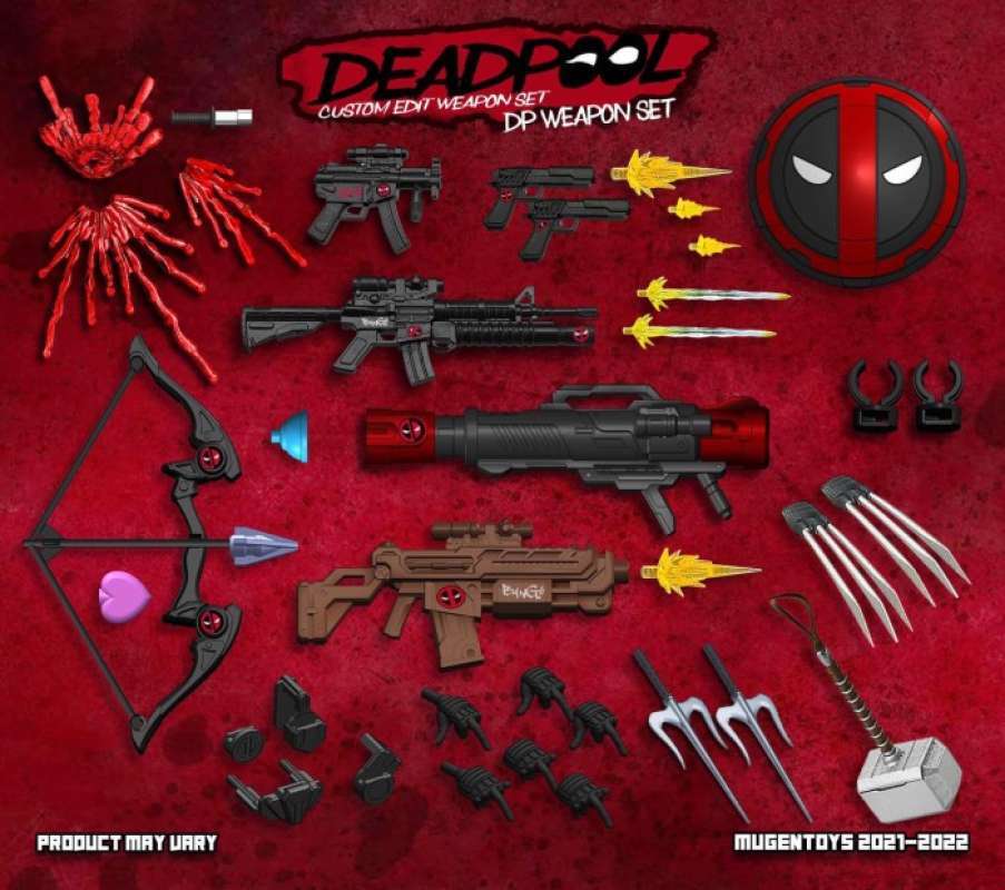 Promo Mugen Toys 1/12 Upgrade Kit Deadpool Weapon Set Diskon 26% Di Seller Prasywa Shop - Meruya ...