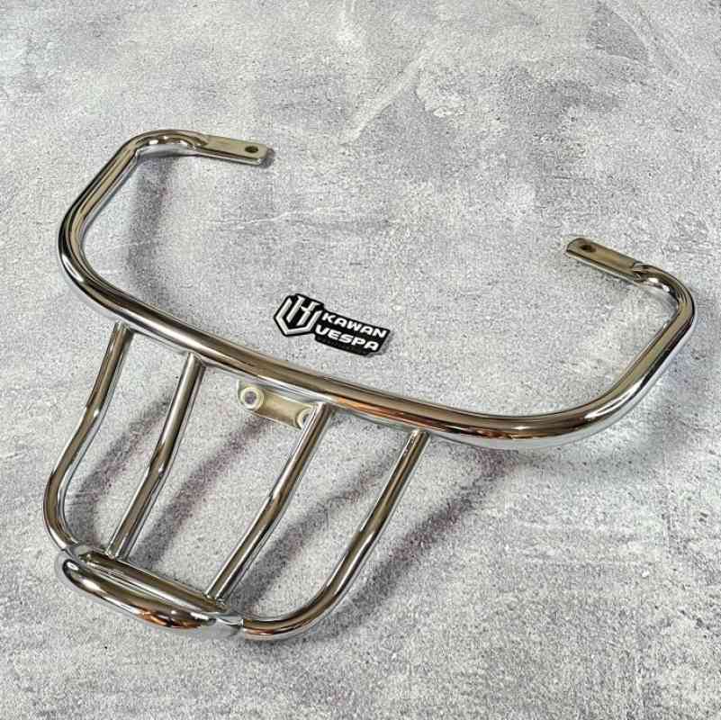 Promo Rear Rack Behel Belakang Vespa S Lx Chrome Model Zelioni Diskon ...