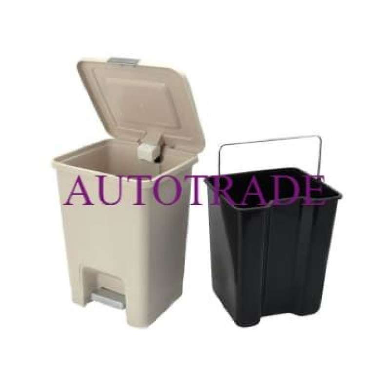 Promo Tempat Tong Sampah Injak Pedal Bin 10 Liter Krisbow Diskon 23% Di ...