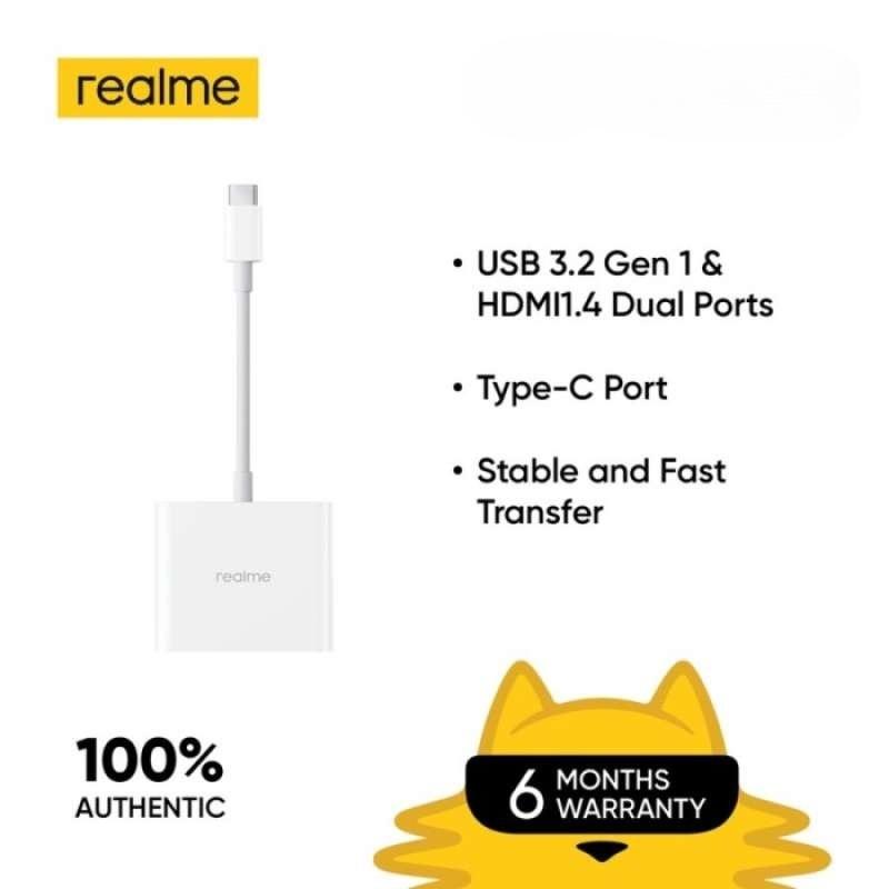 Promo Realme Usb Type C Hub Macbook, Ios, Windows, Linux, Android ...