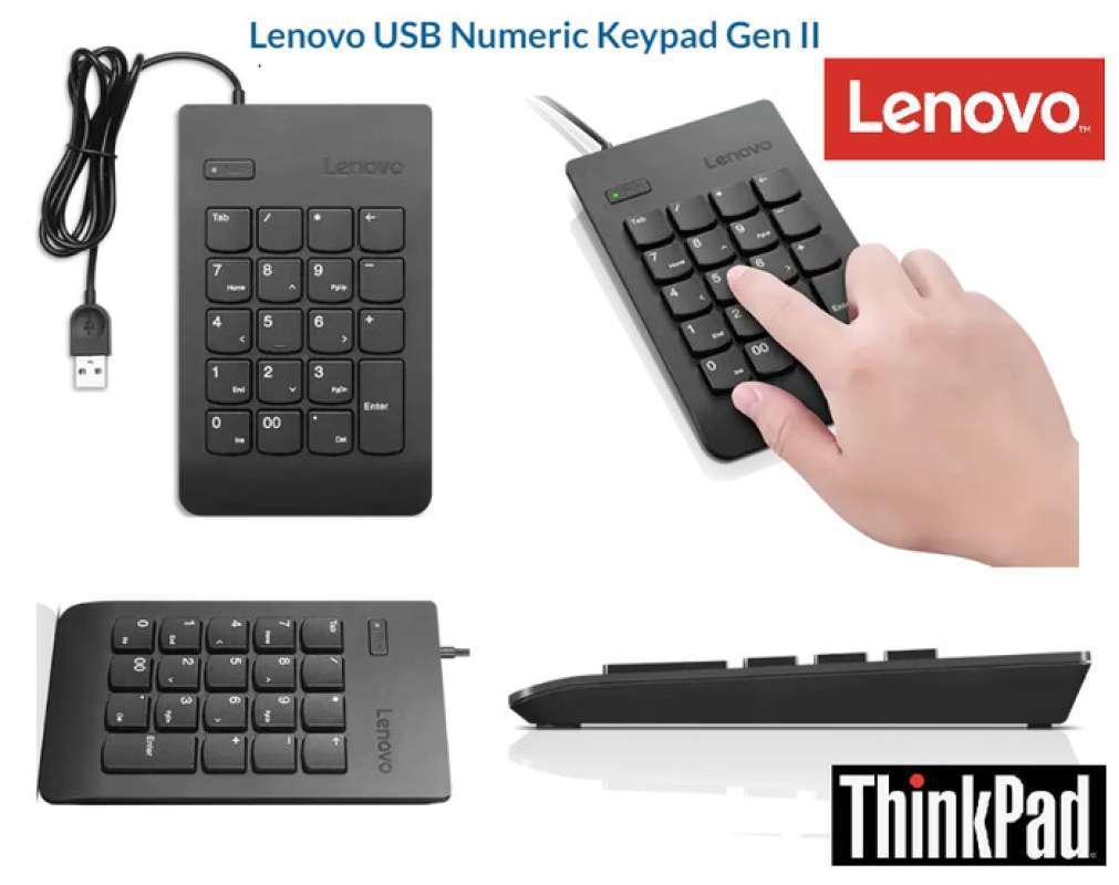 Promo Lenovo Thinkpad Usb Numeric Keypad Gen Ii Original Diskon 23% Di ...