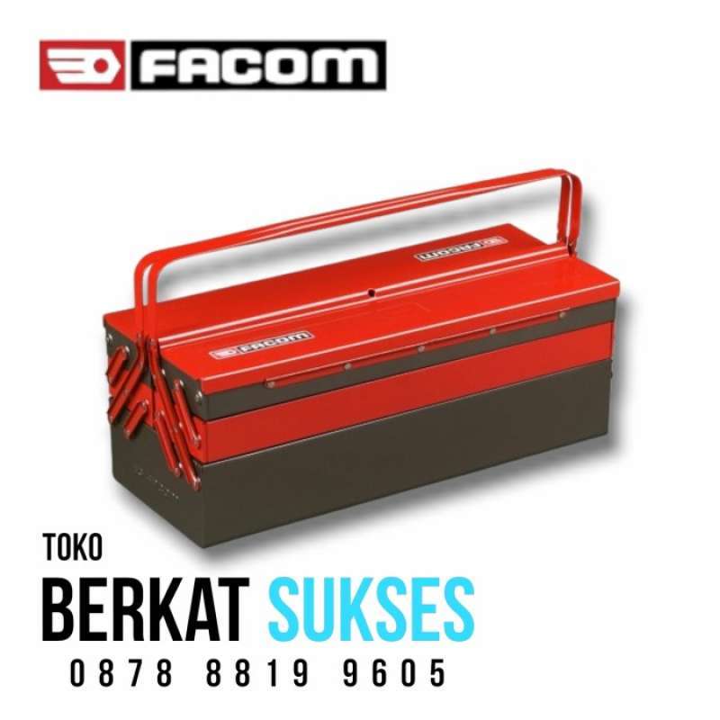 Jual Facom Bt.13gpb - Large 5 Tray 22 Metal Cantilver Tool Box - 10469305 Di Seller Plaza ...