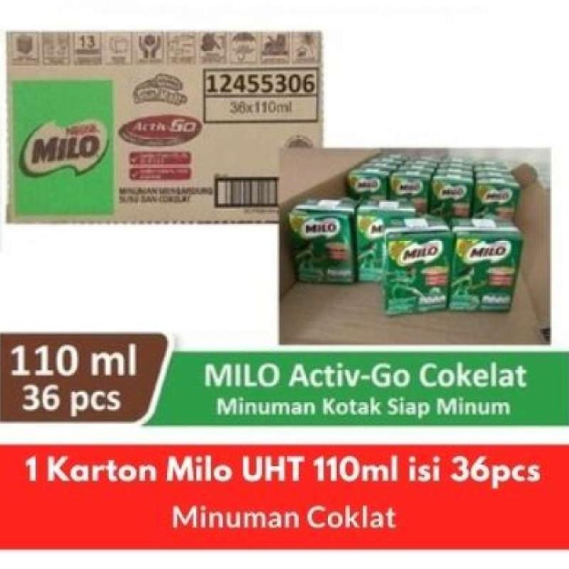 Jual Milo Uht 1 Karton 110 Ml Termurah - Harga Grosir Terupdate Hari Ini | Blibli