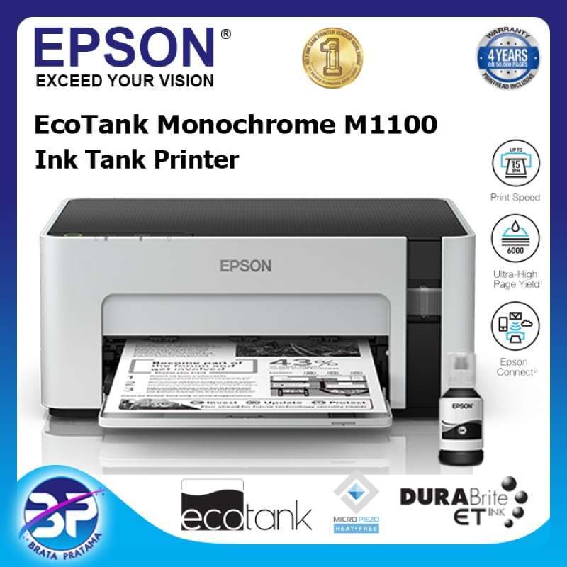 Promo Epson M1100 Monochrome Ink Tank Printer Diskon 23% Di Seller ...