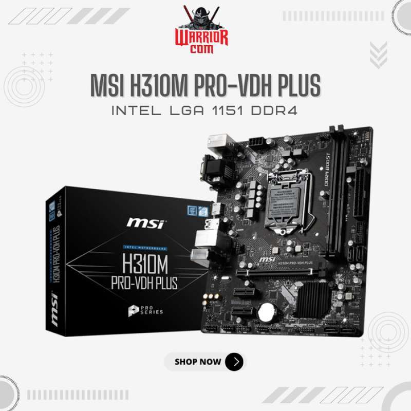 Promo Msi H310M Pro-Vdh Plus | Motherboard Intel Lga 1151 Ddr4 Diskon ...