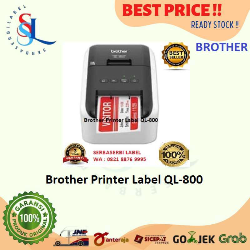 Promo Brother Printer Label QL-800 | Brother QL-800 | QL800 Barcode Printer Diskon 23% di Seller ...