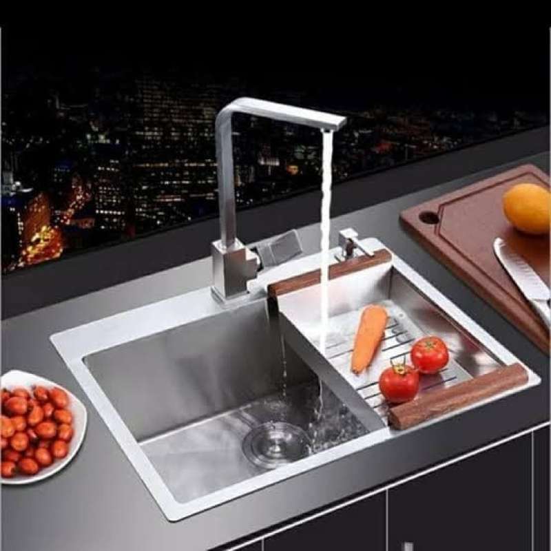 Jual Kitchen Sink Minimalis 60 Cm Onan 6045 / Bak Cuci Piring Model Bolzano Di Seller Plaza ...