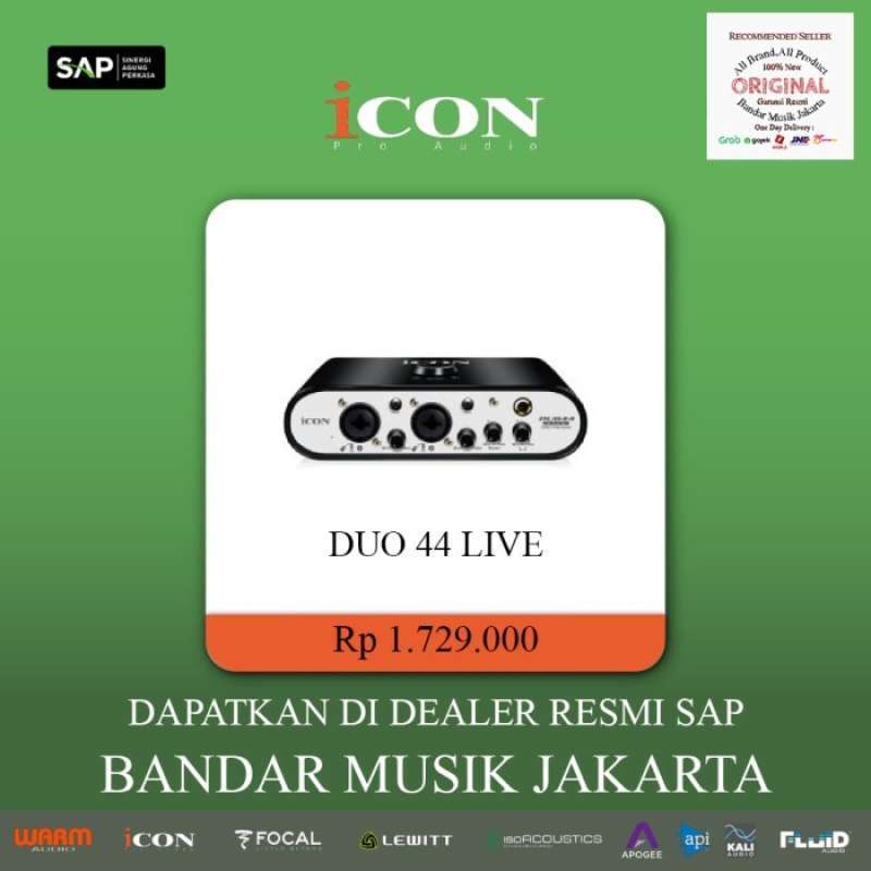 Promo ICON DUO 44 LIVE SOUNDCARD, BMJ Diskon 23% di Seller Qeira Store ...