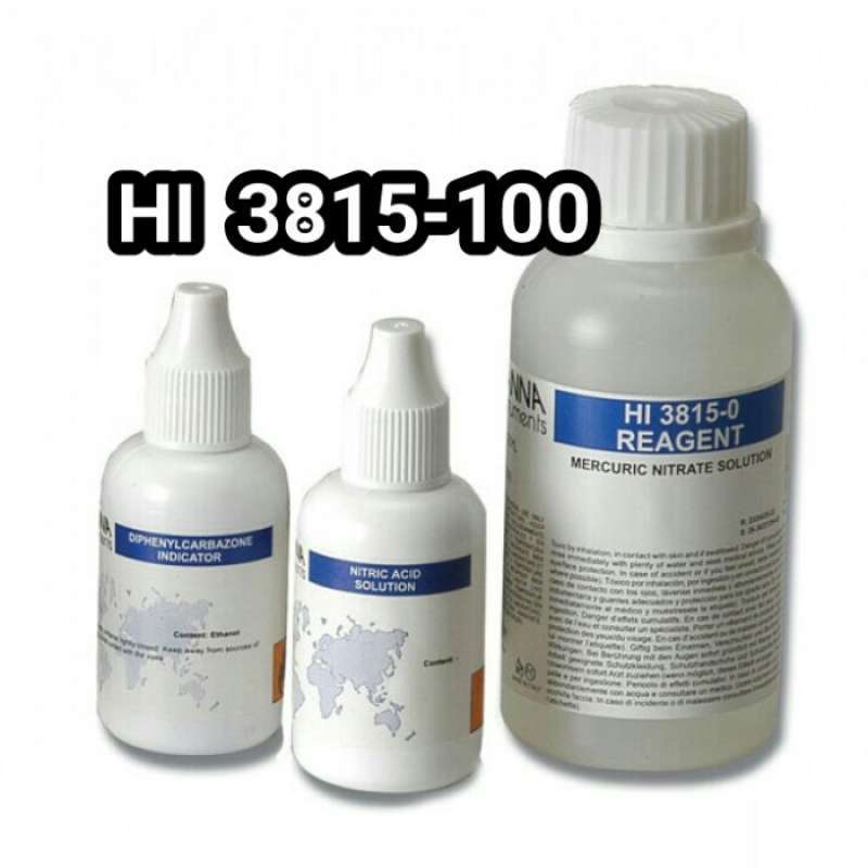 Promo Hanna Hi-3815-100 Replacement Reagents For Chloride (as Cl ...