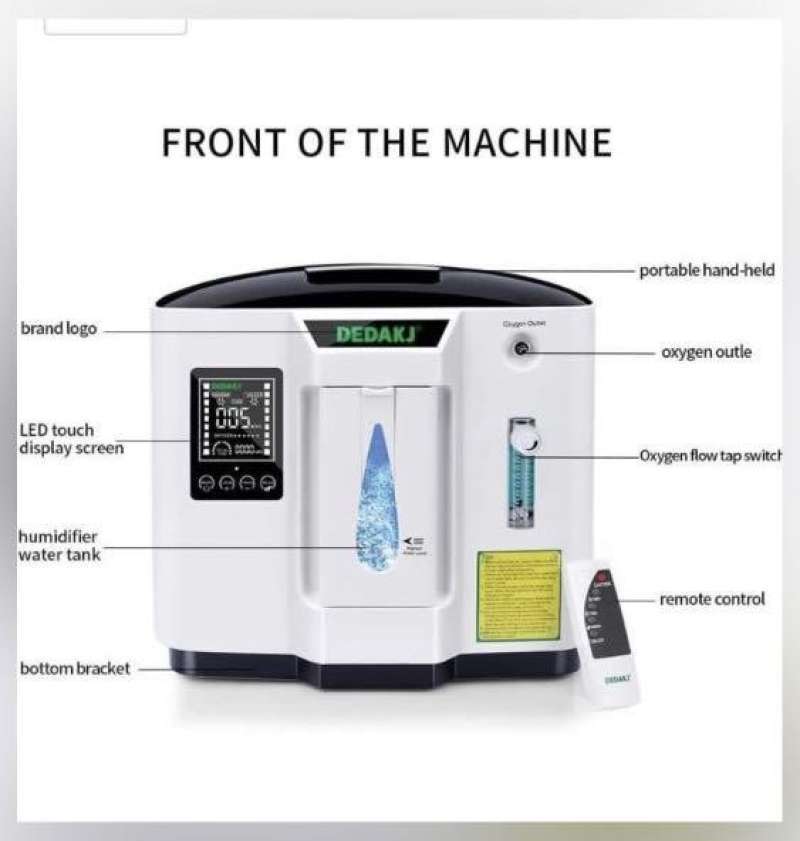 Promo Dedakj German Brand Oxygen Inhalation Machine Oxygen Concentrator ...