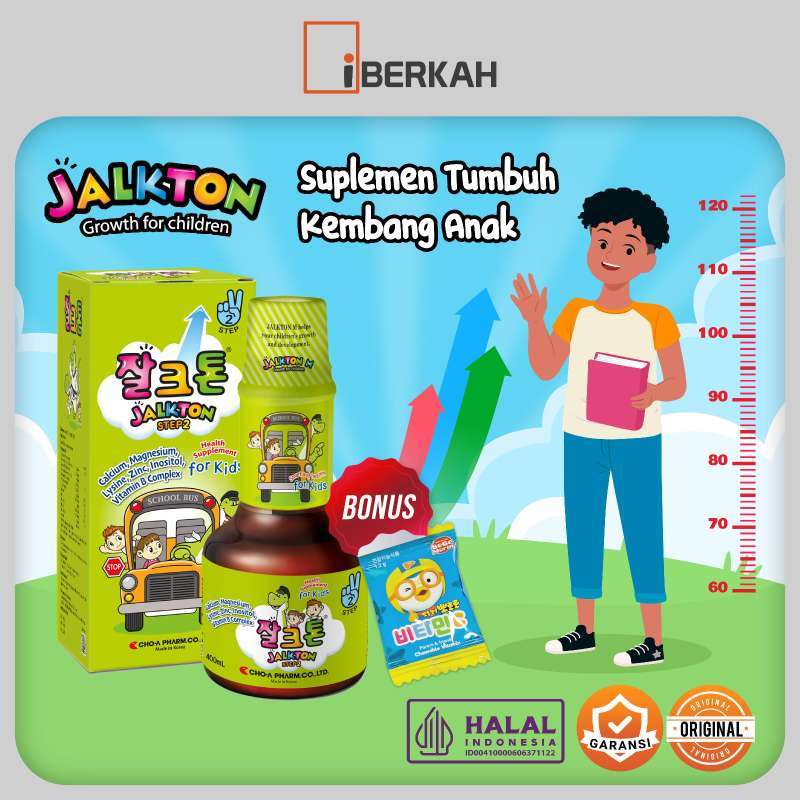 Jual Jalkton - Multivitamin sirup anak rasa strawberry untuk usia 7 ...