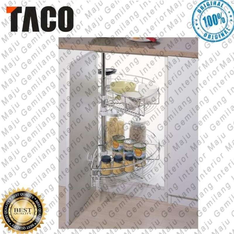 Jual Rak Sudut Taco Hw 009 I Rak Dapur Sudut Pojok Putar Dapur Kabinet ...