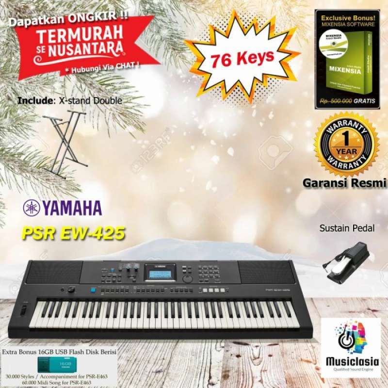 Jual Yamaha Psr Ew425 Keyboard / Ew 425 / Ew-425 / Psrew / Psrew425 ...