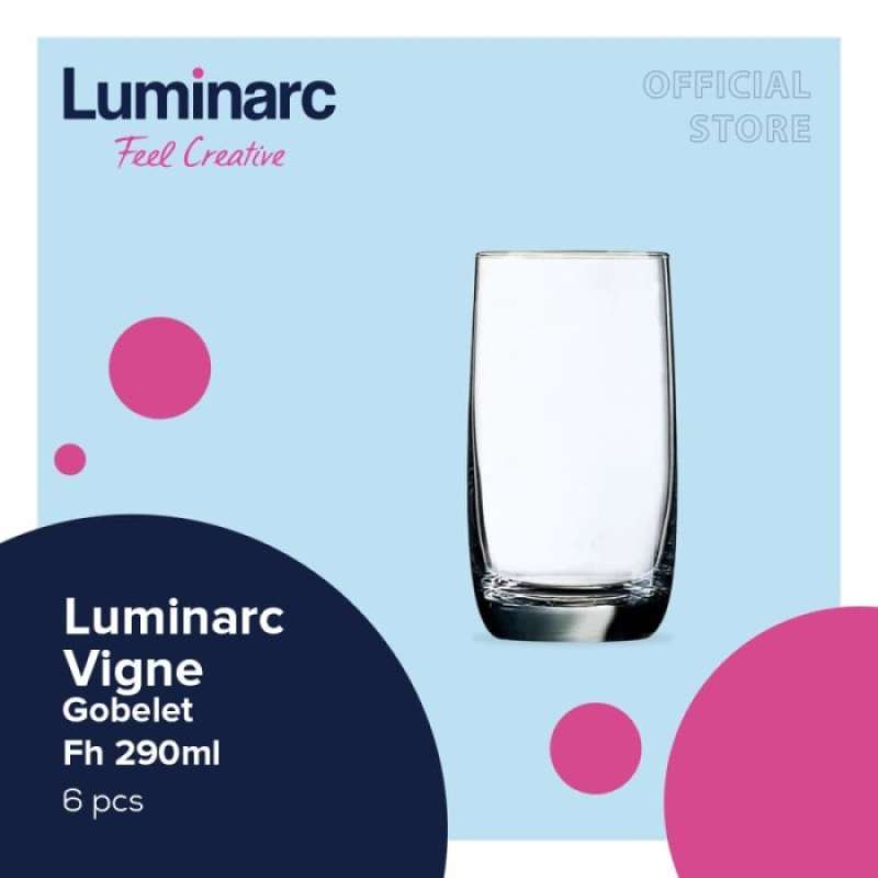 Promo New Luminarc Vigne Tumbler 33 Cl / 330 Ml / 11 Oz - Gelas Minum Terbaik Diskon 28% di ...