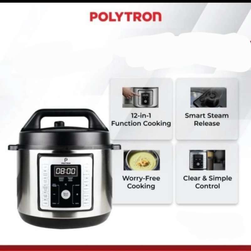 Jual RICE COOKER POLYTRON TIARAPOT Pro PRC 501 SMART MUKTI COOKER di ...