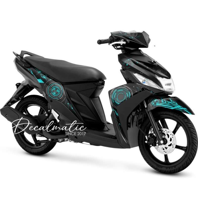 Jual Stiker Mio M3 Full Body Decal Yamaha Mio Z 125 - Grafis Techno di ...