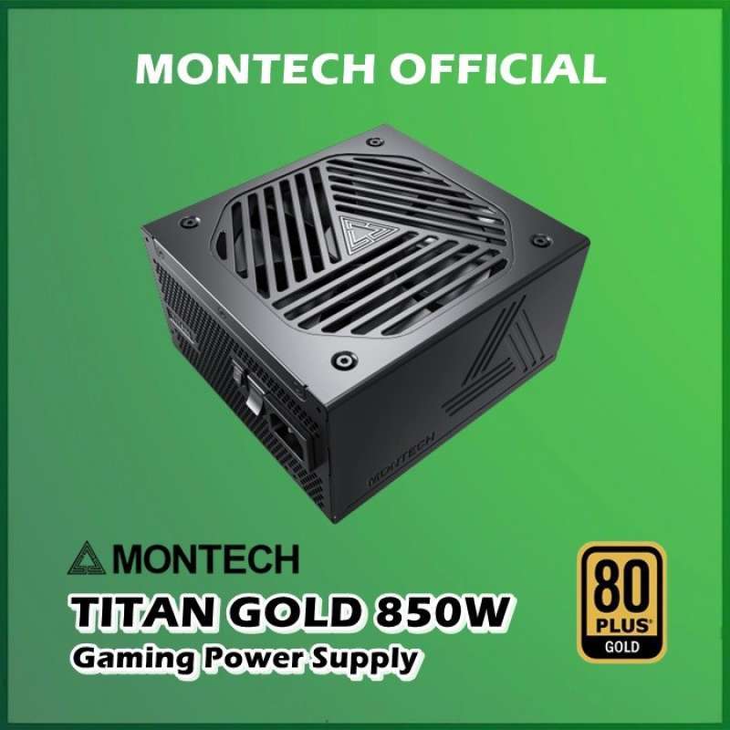 Promo Montech Titan Gold 850W 80 Plus Fully Modular Power Supply 850 ...