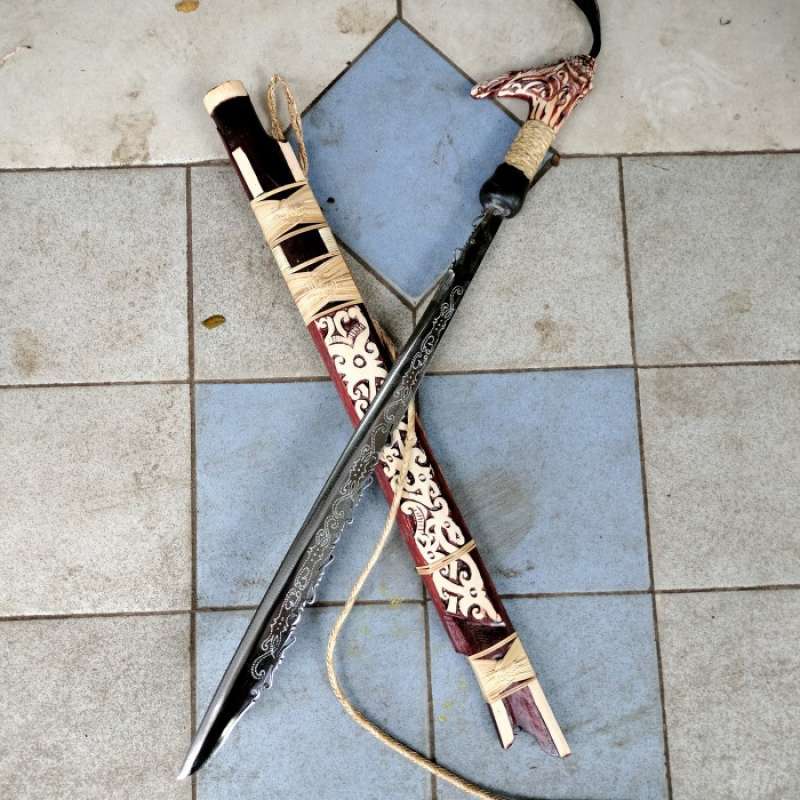 Jual Mandau Asli Dayak. Mandau Dayak. Mandau Baja Putih Anti Karat ...