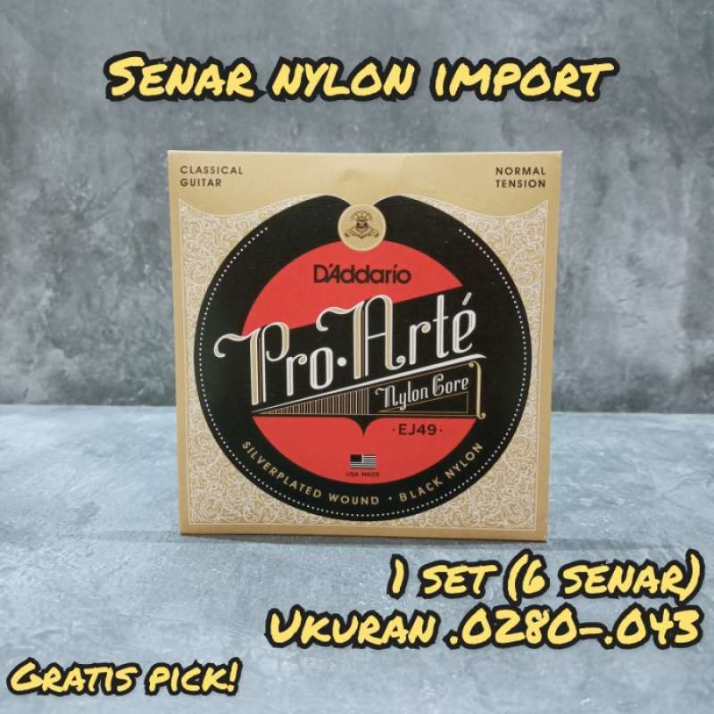 Promo Senar Gitar Nylon DAddario Nilon Klasik Classic Akustik 1 Set ...