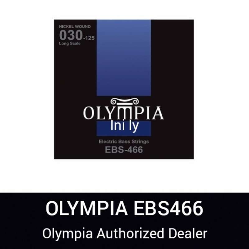 Promo Senar Bass OLYMPIA EBS-466 nickel wound 030-125 long scale 6 ...