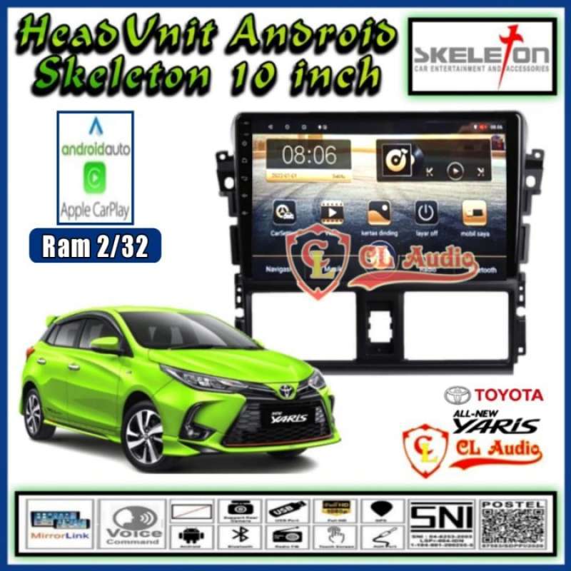 Promo Head Unit Android Skeleton10 Inch Oem New Yaris/ Vios 2014-2017 ...