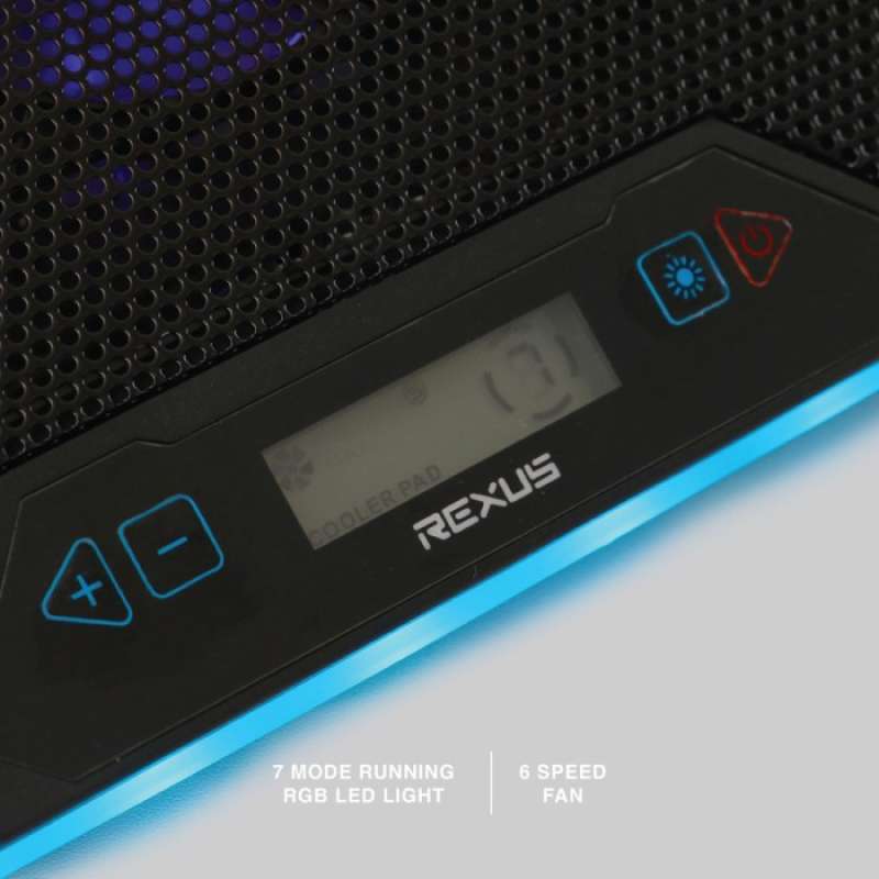 Jual Rexus B160 Breeze Fan Cooling Pad Laptop Stand Rgb B-160 Phone ...