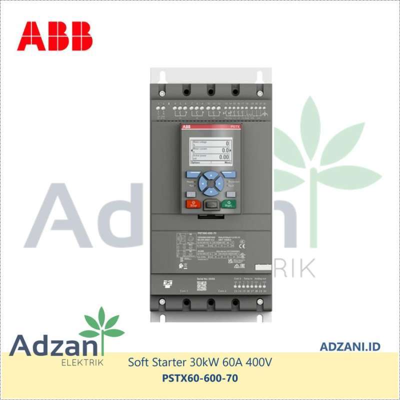 Jual ABB Soft Starter PSTX60-600-70 30kW 1SFA898106R7000 400V softstarter di Seller Adzani ...