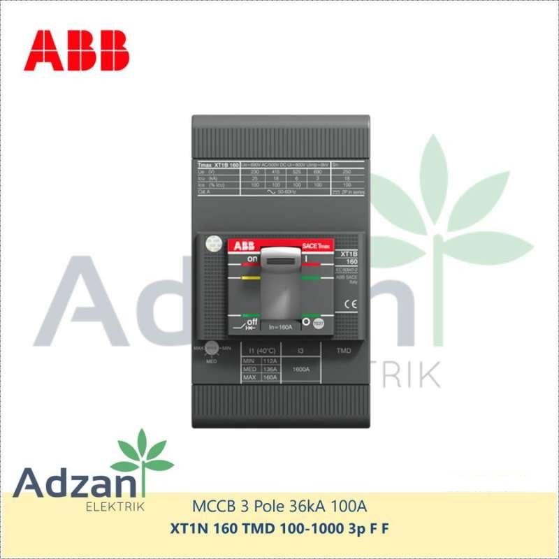 Jual [abb] Mccb 3p 100a 36ka Xt1n 160 Tmd 1sda067416r1 Di Seller Adzani Elektrik Official Store ...