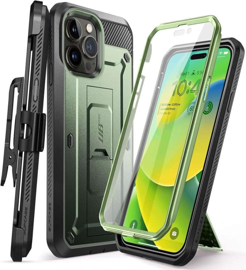 Promo Case iPhone 15 Pro Max 15 Pro SUPCASE UB Unicorn Beetle PRO Belt ...