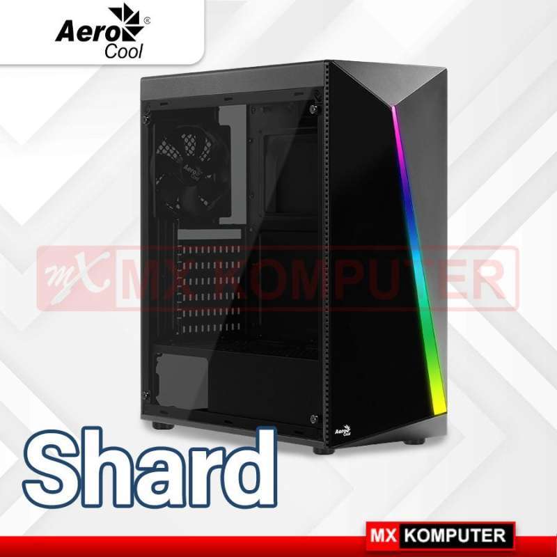 Jual AEROCOOL CASING SHARD - Mid Tower - Tempered Glass Panel di Seller MX Komputer - MX ...