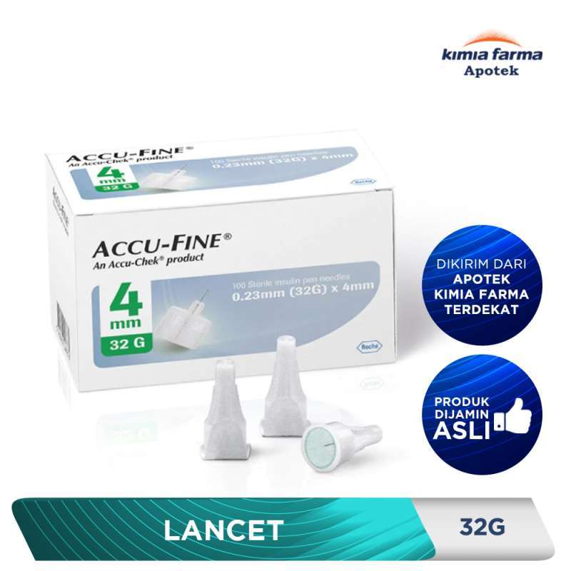 Jual Accu-fine Pen Needle 32g / Lancet / Kimia Farma Di Seller Kimia ...