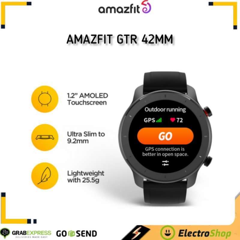 Jual AMAZFIT GTR 42MM SMARTWATCH Amoled Display Jam Smart Watch ...