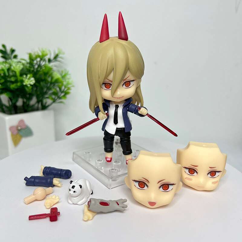 Promo 35cm Chainsaw Man Makima Anime Girl Figure GK Chainsaw Man Denji ...