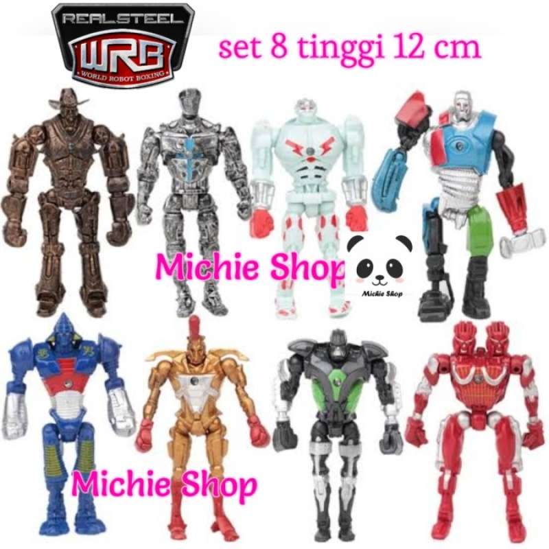 Promo Action Figure Real Steel (set 8) Topper World Robot Boxing Atom ...