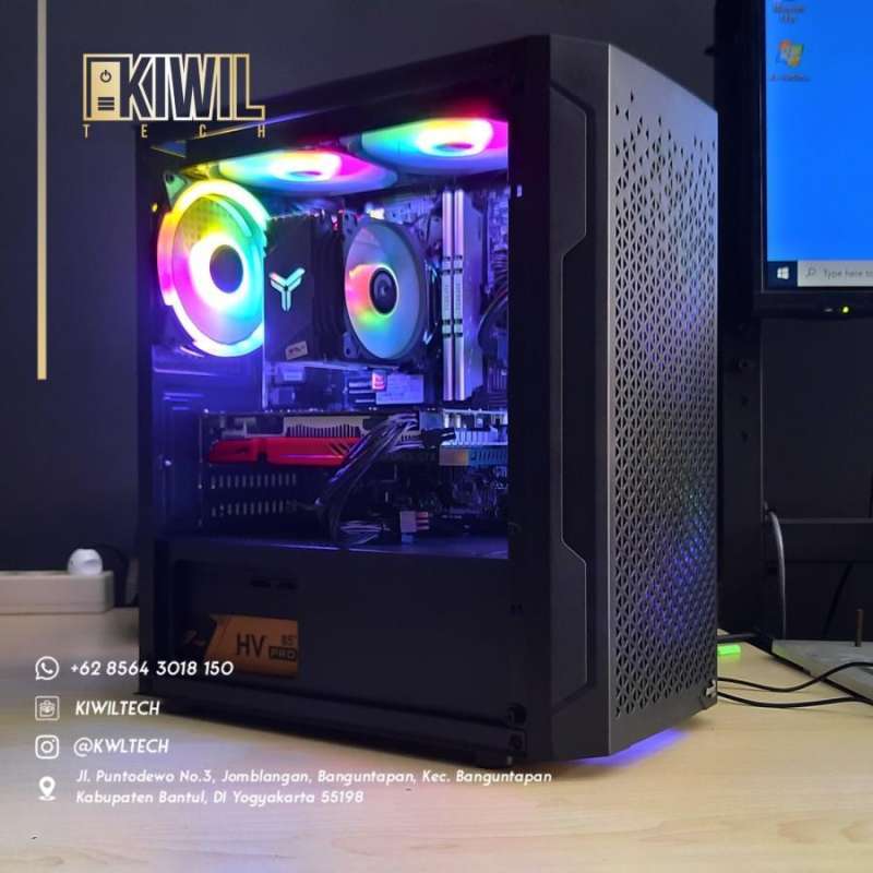 Jual PC Gaming Frontale Tower 12 Intel i3 Gen 10 ft GTX 1650 GDDR6 4GB di Seller Kiwil ...