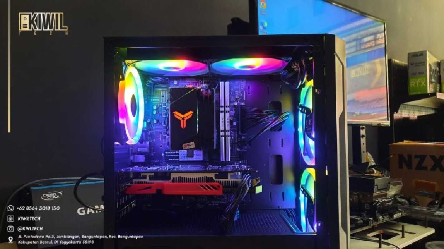 Jual PC Gaming Frontale Tower 12 Intel i3 Gen 10 ft GTX 1650 GDDR6 4GB di Seller Kiwil ...