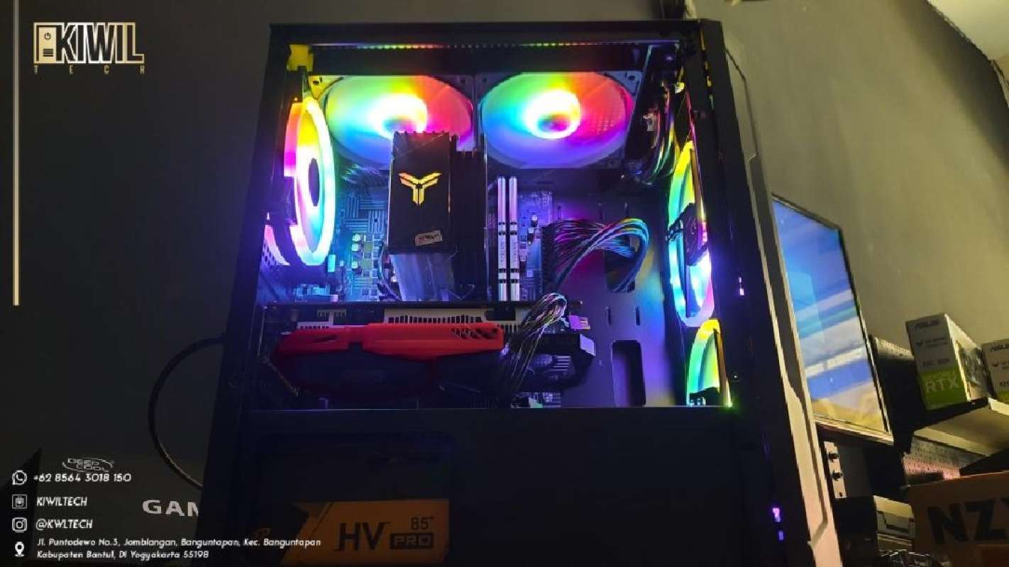 Jual PC Gaming Frontale Tower 12 Intel i3 Gen 10 ft GTX 1650 GDDR6 4GB di Seller Kiwil ...