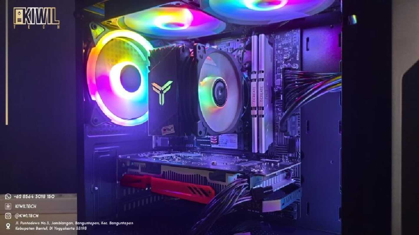 Jual PC Gaming Frontale Tower 12 Intel i3 Gen 10 ft GTX 1650 GDDR6 4GB ...