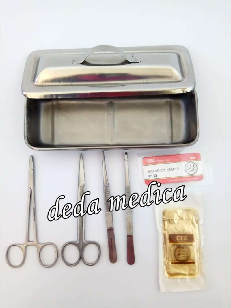 Promo Heacting Hecting Hekting Set Marwa Alat Bedah Jahit Luka Bidan ...