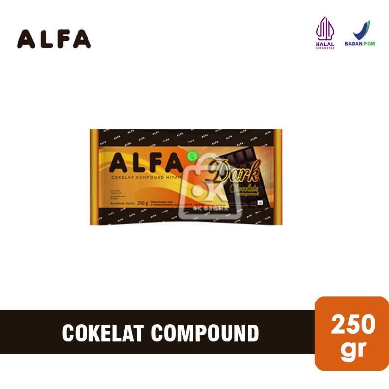 Promo Dark Chocolate Compound Alfa / Cokelat Batang (250 Gr) Diskon 20% ...