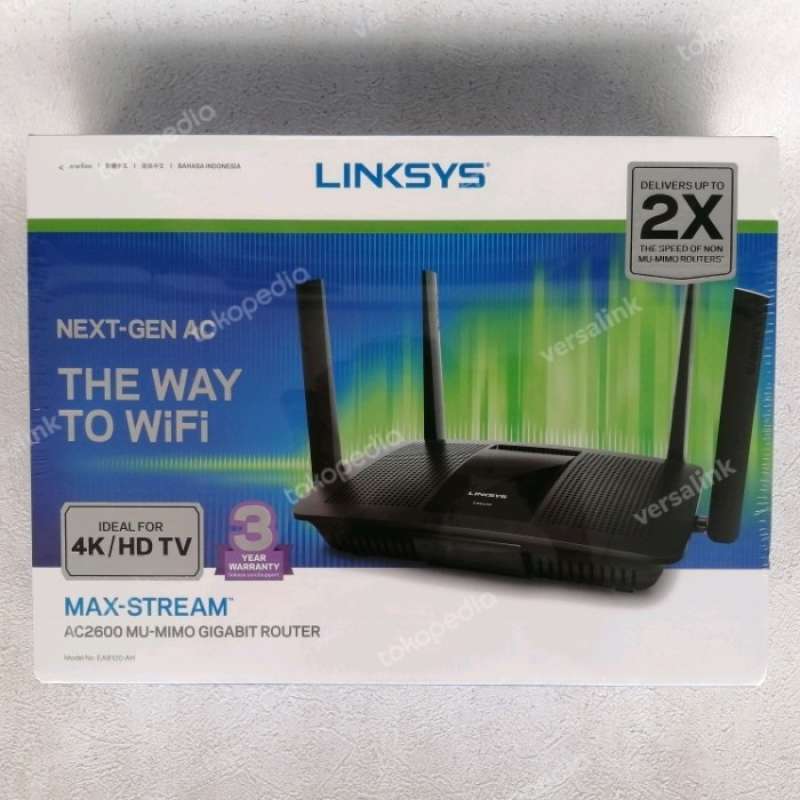 Promo Ea8100 Max-stream Ac2600 Mu-mimo Gigabit Wifi Router Maxstream ...