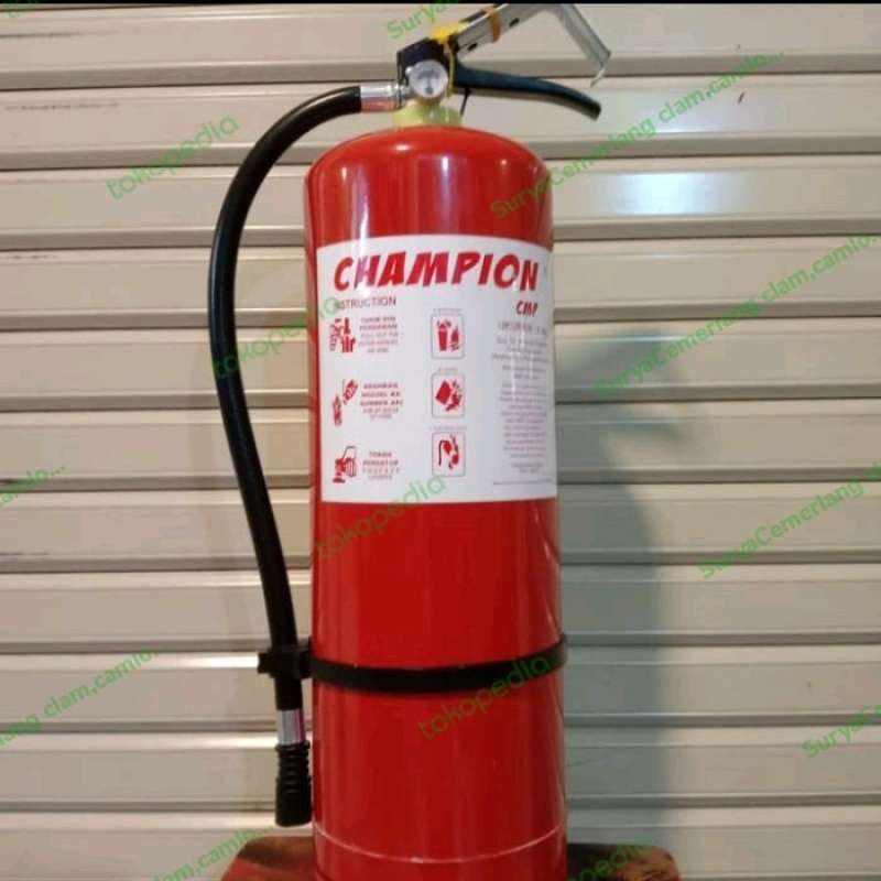 Jual APAR CHAMPION DCP POWDER 6 KG PEMADAM API FIRE EXTINGUISHER di Seller Himaga Store ...