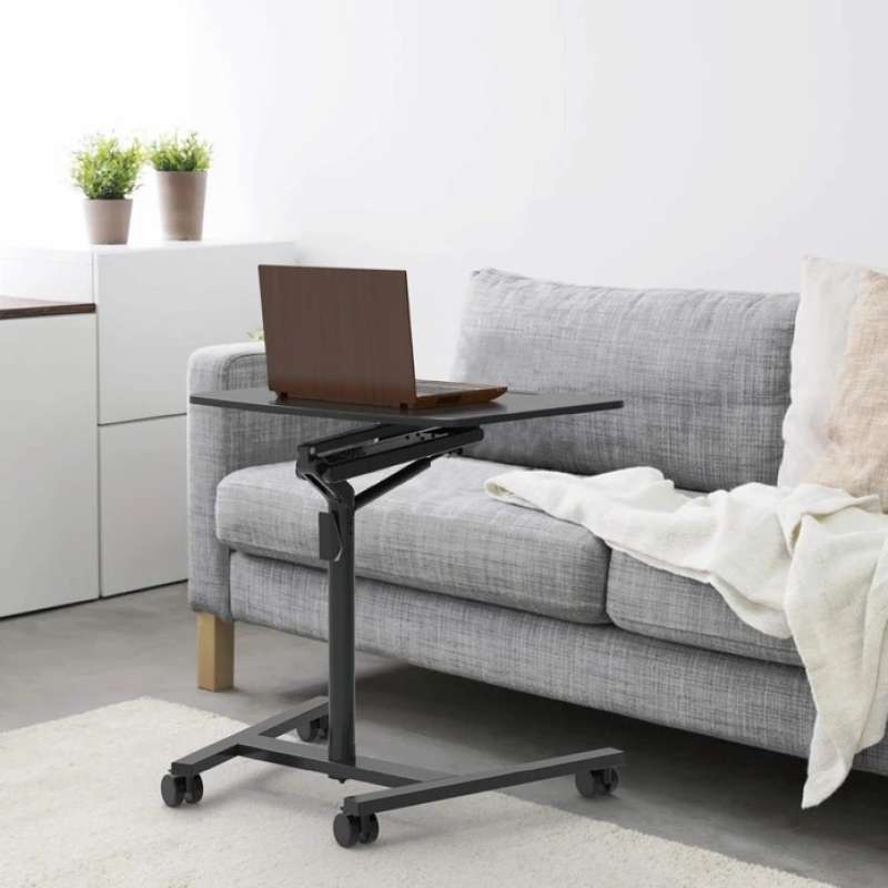 Promo Sitstand Standing Desk Rolling Meja Laptop Roda Pegas Converter ...