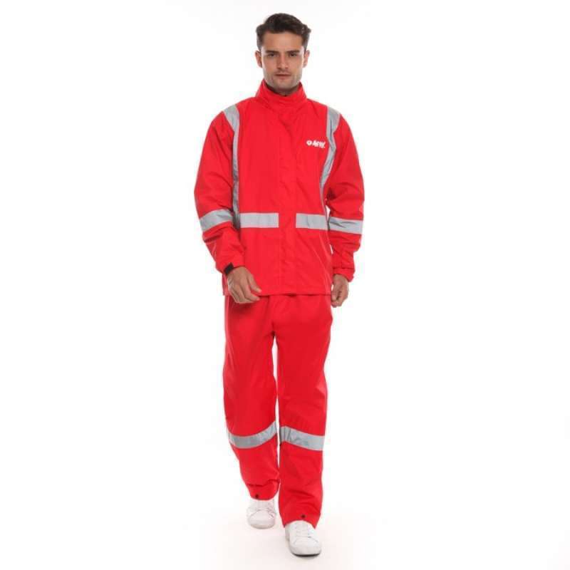 Promo Jas Hujan Acold Raintol Bison Premium Safety - L Orange Diskon 18 ...