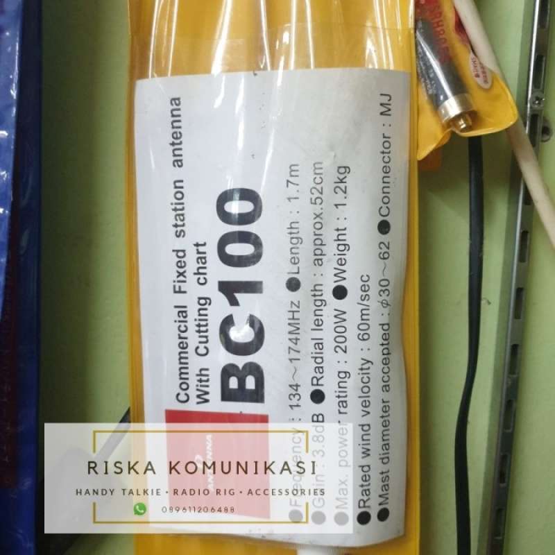 Promo ANTENA BASE RADIO RIG HT BC100 D ANTENNA / BC100 D ANTENNA VHF ...