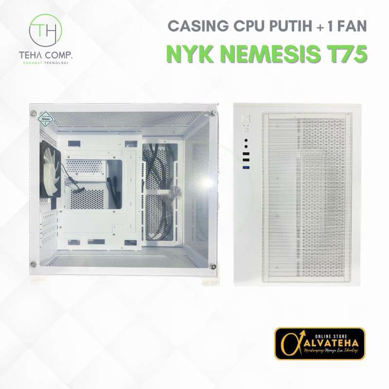 Jual Casing Pc Gaming Tanpa Psu Power Supply Nyk Nemesis Case Komputer ...