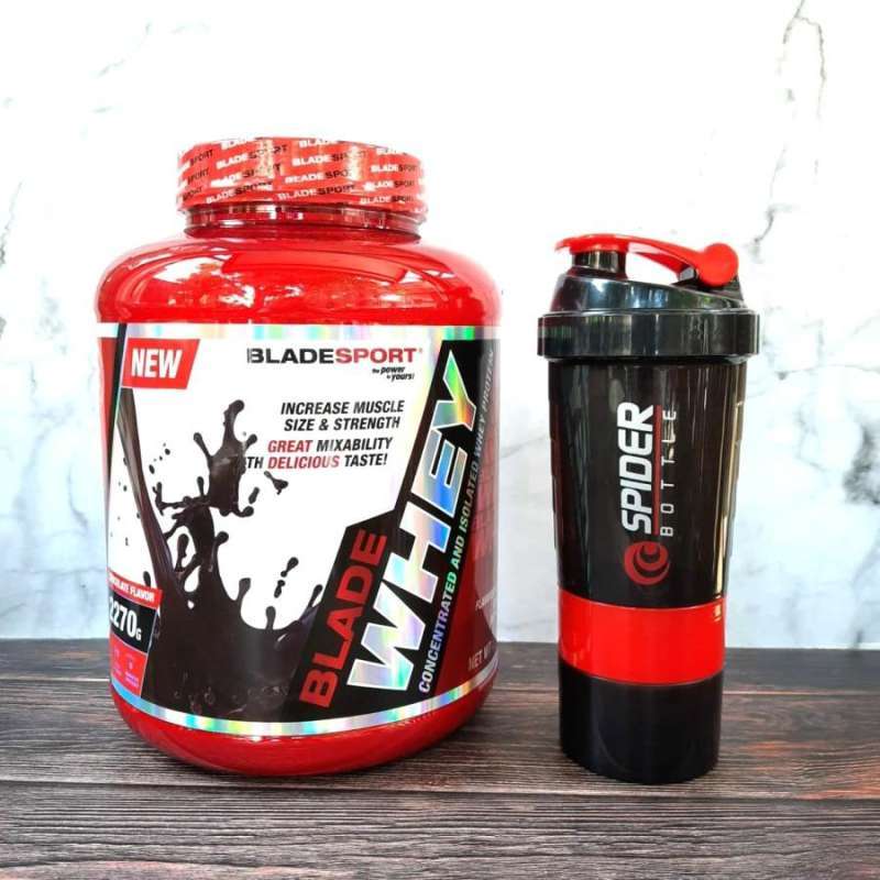 Jual Blade Whey Protein 5 Lbs Whey Protein Isolate Concentrate BPOM ...
